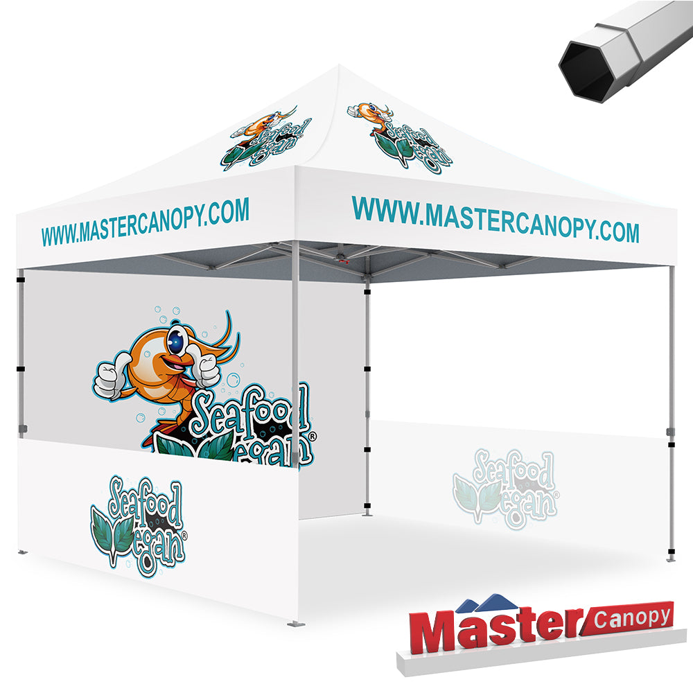 Premium+ Series Custom Canopy Tent 10x10 Heavy Duty Pop‑up Personalize | MasterCanopy