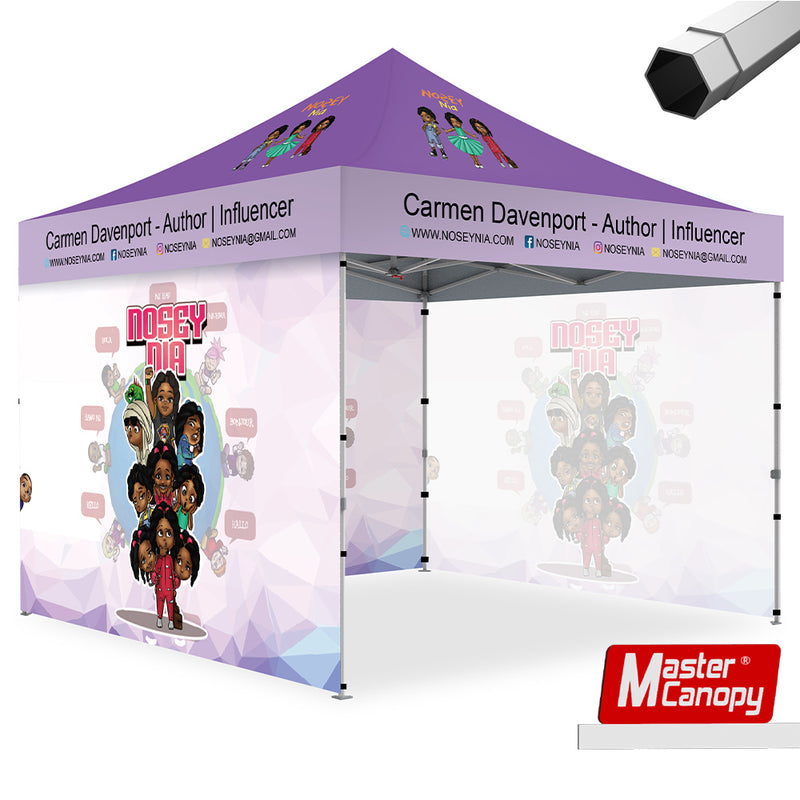 Premium+Series- Custom 10x10 Heavy Duty Pop-up Personalized Canopy Ten | MasterCanopy