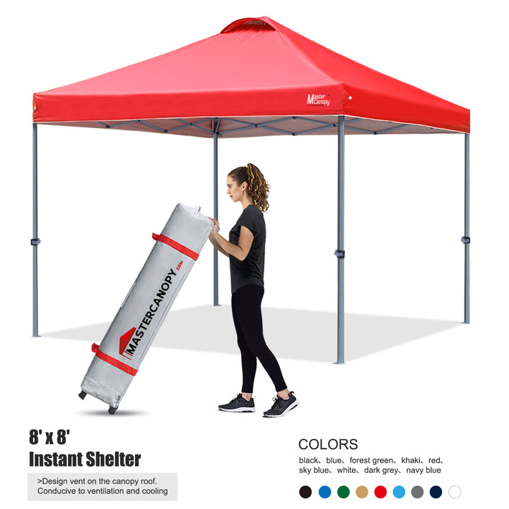 Leisure Sports Durable Ez Pop-up 10x10/12x12 Canopy Tent With Vented T ...