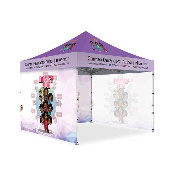 Premium+Series- Custom 10x10 Heavy Duty Pop-up Personalized Canopy Ten ...