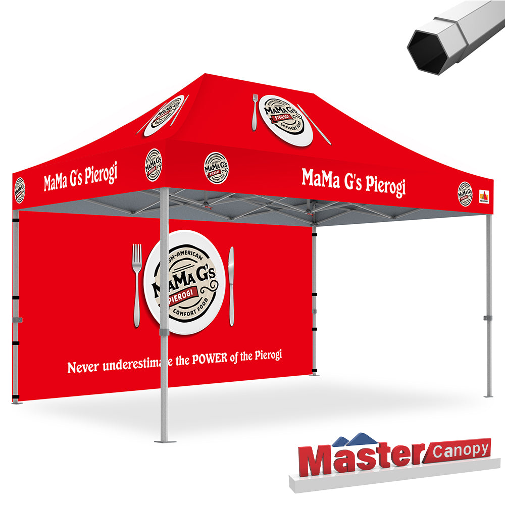 Premium+Series- Custom 10x15 Heavy Duty Pop-up Personalized Canopy Ten ...